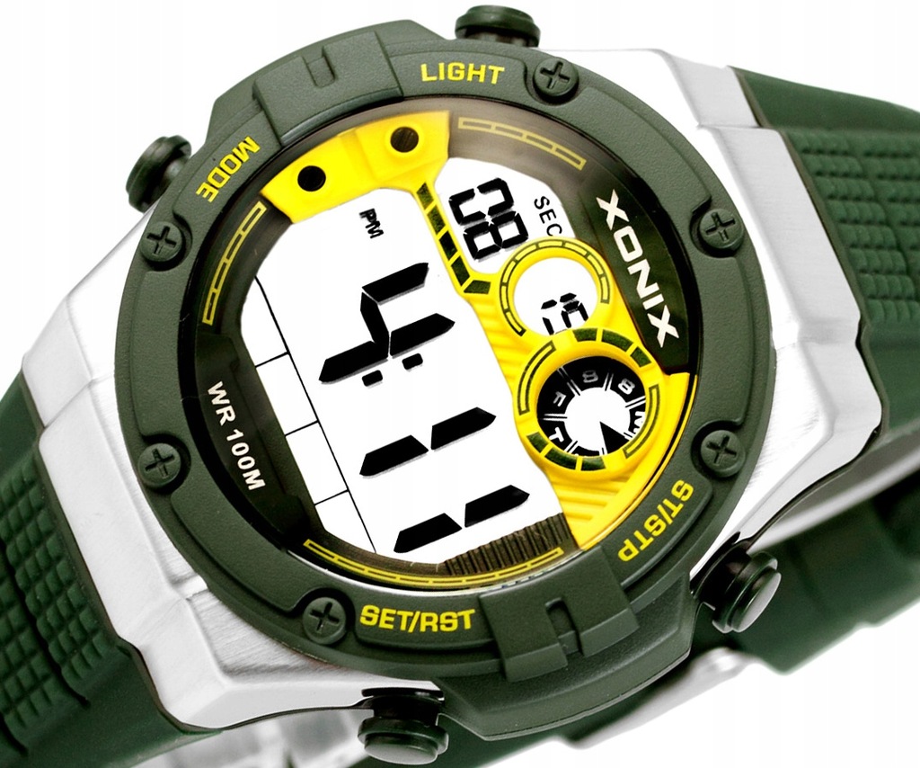 Sportowy Elektroniczny Zegarek Męski XONIX WR100m - 12182417352 - oficjalne archiwum Allegro