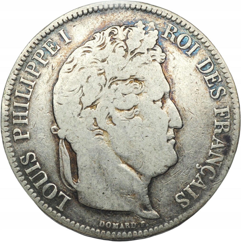 Francja 5 franków 1833 Ludwik Filip I - 25 g Ag900 - 14571251393 ...