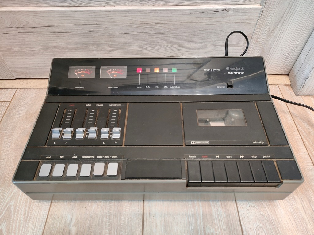 Magnetofon kasetowy UNITRA DIORA Finezja 3 M551 S - 13375007737 ...
