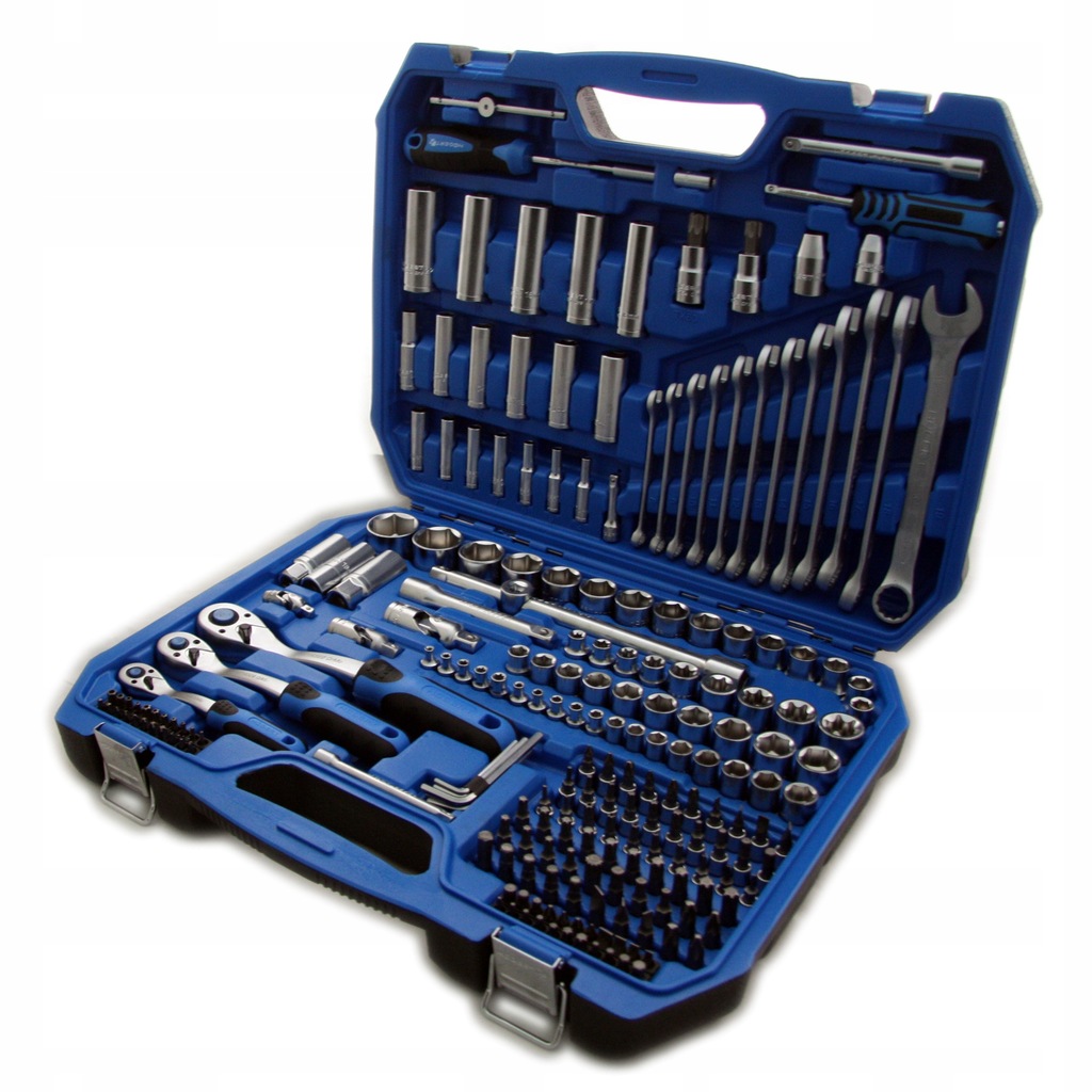 Klucze nasadowe 1/2 3/8 1/4 222szt HT1R444 HOGERT - 7450710996 - oficjalne archiwum Allegro