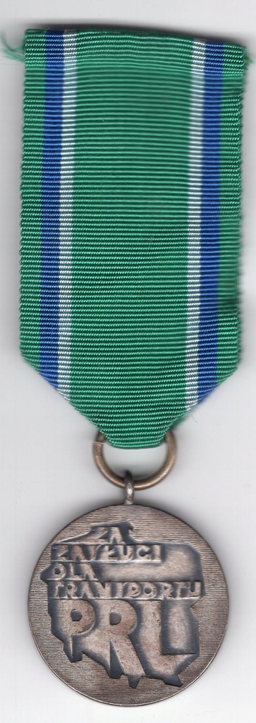 Za Zasługi dla Transportu PRL srebrny medal - 12533032842 - oficjalne archiwum Allegro