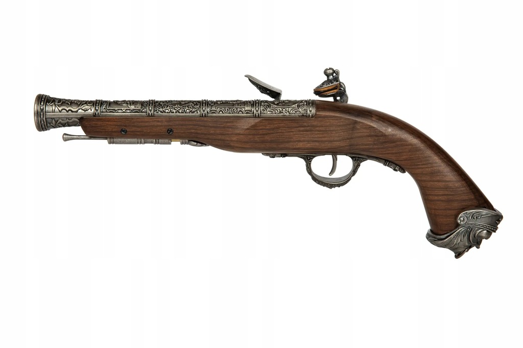 Replika pistoletu skałkowego typu Flintlock CO2 - 12593826723 ...