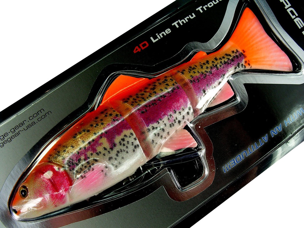 GUMA SAVAGE GEAR 4D LINE-THRU TROUT 15cm / 40g /MS - 7448253502 - oficjalne archiwum Allegro