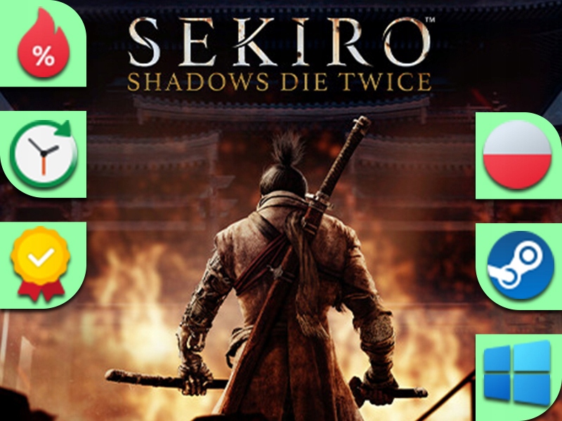 PEŁNA WERSJA GRA PC STEAM - Sekiro: Shadows Die Twice - 14508794080 - oficjalne archiwum Allegro