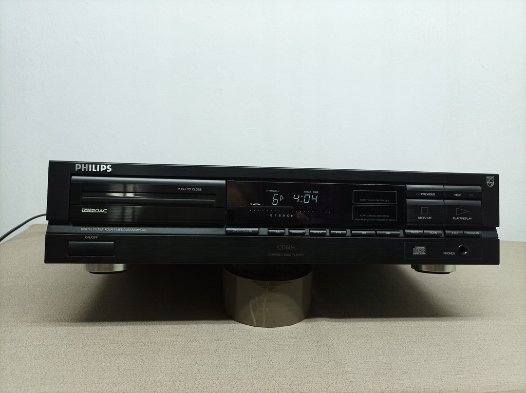 Odtwarzacz CD PHILIPS CD 604 - 12734763089 - oficjalne archiwum Allegro