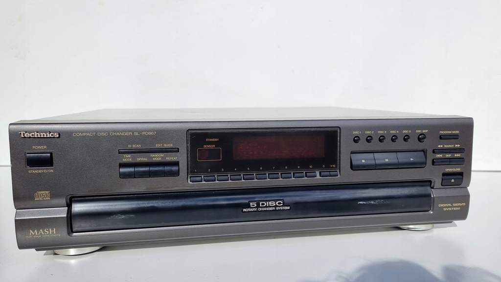 Technics SL PD 867 odtwarzacz zmieniarka CD player - 12654106771 - oficjalne archiwum Allegro