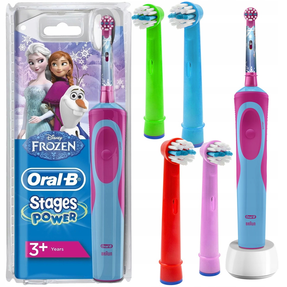 SZCZOTECZKA ELEKTRYCZNA ORAL-B FROZEN DLA DZIECI - 11621104741 - oficjalne archiwum Allegro