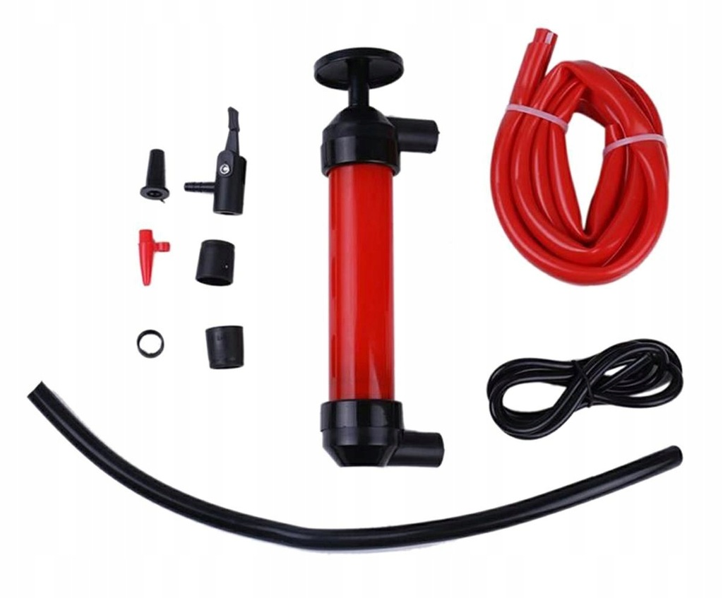 POMPKA RĘCZNA 3W1 spuszczanie paliwa oleju ZESTAW - 12406557593 ...