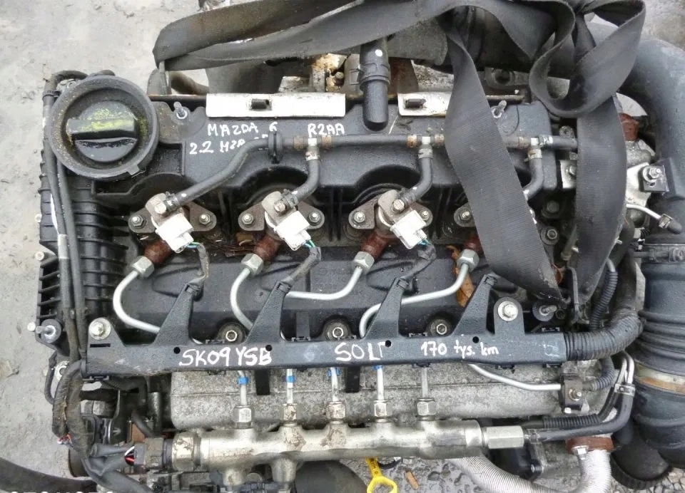 Silnik Mazda 6 GH 2.2 MZR-CD R2AA 2009 170 tys. km - 12842184274 - oficjalne archiwum Allegro