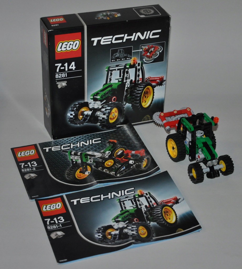 Lego Technic 8281 Mini Tractor - 12561754232 - oficjalne archiwum Allegro