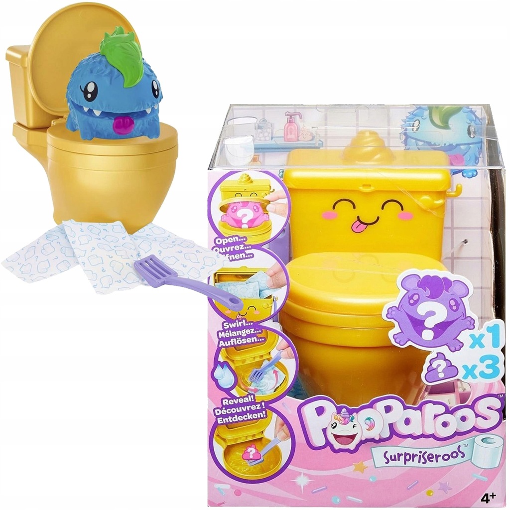 MATTEL POOPAROOS TOALETA NIESPODZIANKA FWN06 - 7845433363 - oficjalne ...