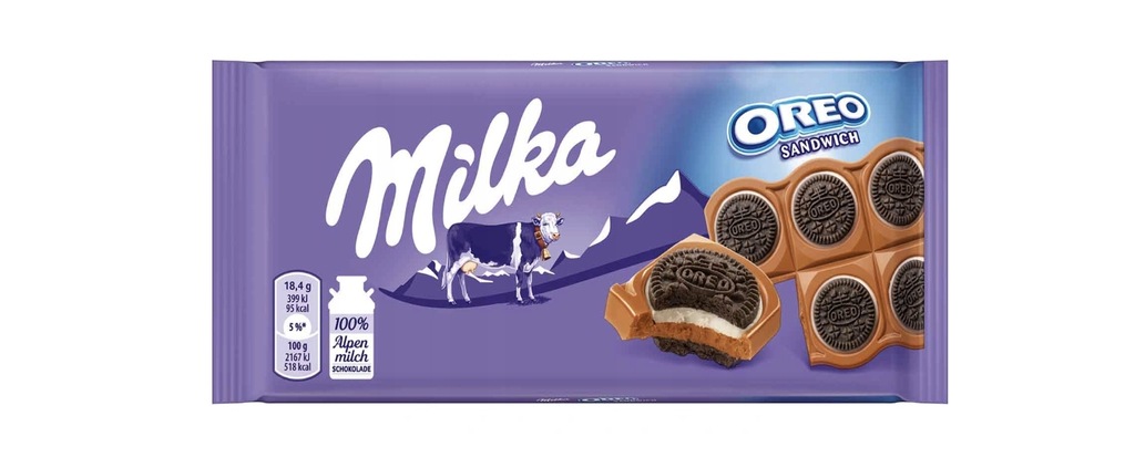 Milka OREO SANDWICH czekolada 92g - 12585543846 - oficjalne archiwum ...