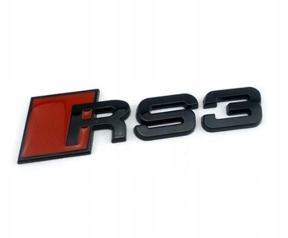 Znaczek Emblemat Logo AUDI RS3 S3 A3 Klejony 8P - 9682015891 ...