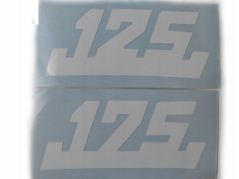 NAKLEJKA NAKLEJKI EMBLEMAT NA BOCZEK WSK 125 175 - 7869307281 ...