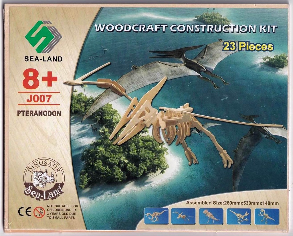Купить ~ 3D ДЕРЕВЯННЫЙ ПАЗЛ ~ ДИНОЗАВР ПТЕРАНОДОН ~: отзывы, фото и характеристики на Aredi.ru ...
