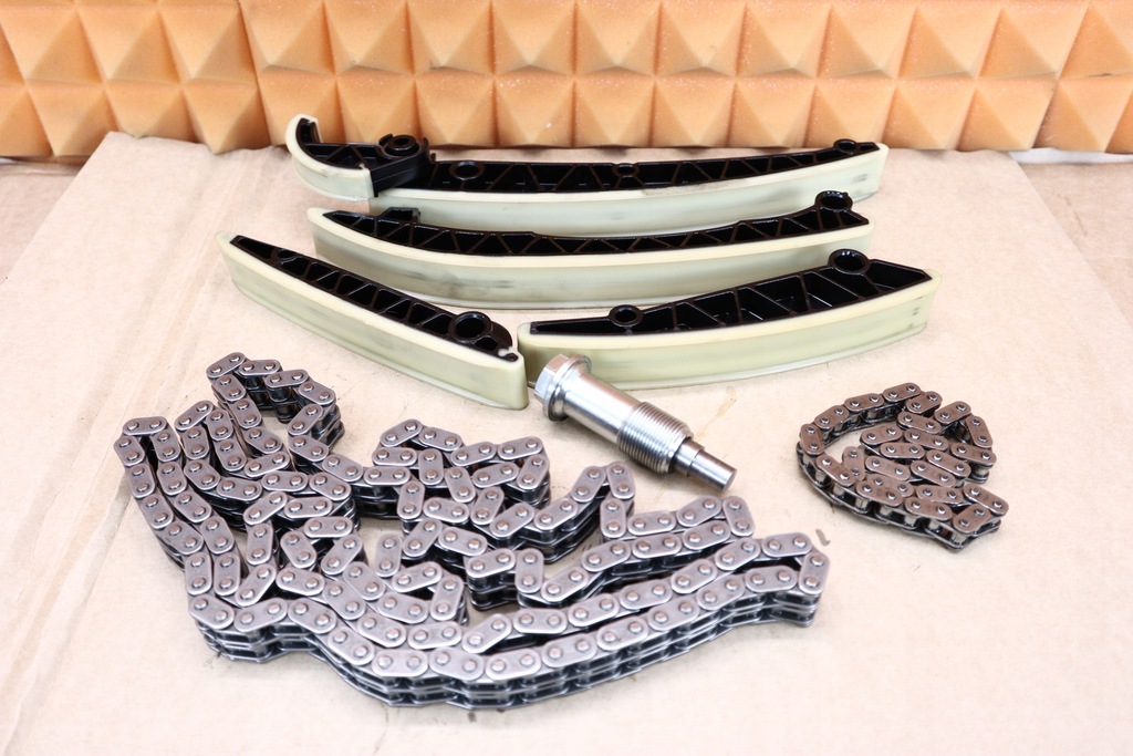 MERCEDES W204 W211 W219 3.0 CDI OM 642 KOMPLETNY ROZRZĄD ŁAŃCUCH ...