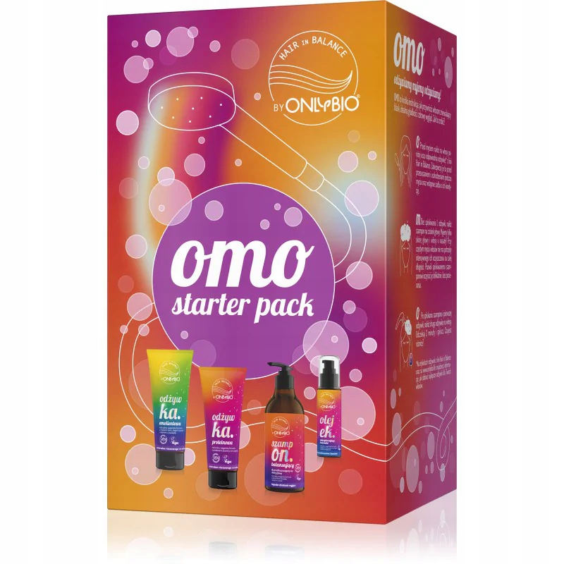 ONLYBIO ZESTAW OMO STARTER PACK SZMP+2X ODŻ+OLEJEK - 13934099555 ...
