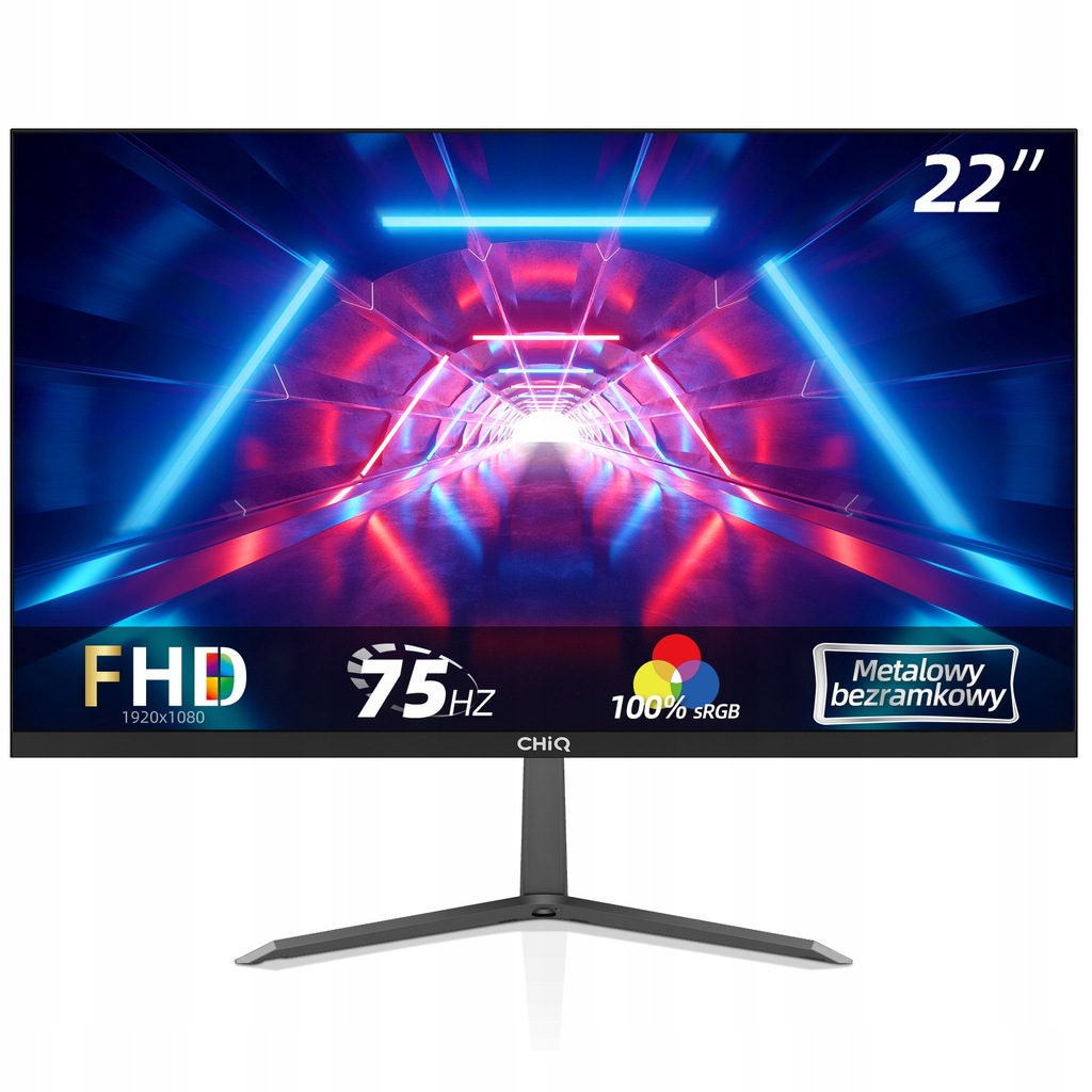 MONITOR CHIQ 22P610FS ULTRACIENKI 22 CALE 75HZ FHD - 13280579886 ...