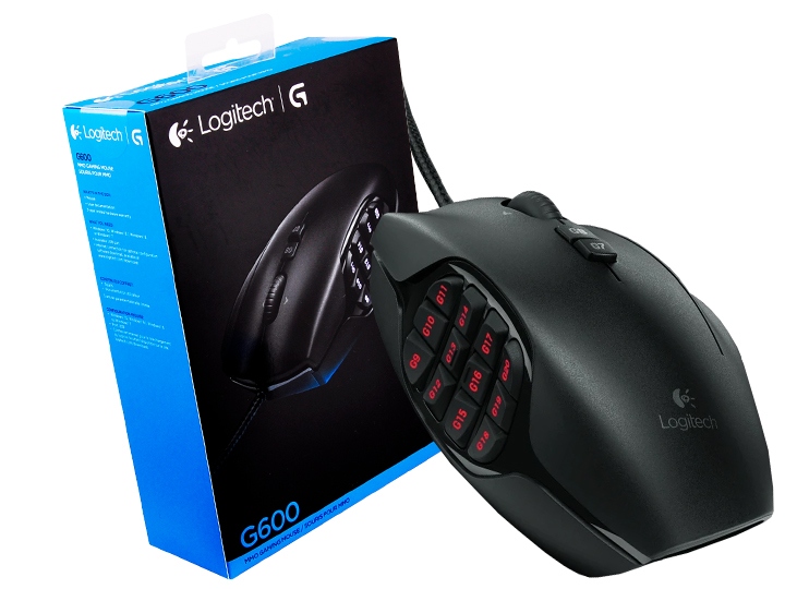 MYSZ LOGITECH G600 20 PRZYCISKÓW MMO GAMINGOWA RGB - 9984949511 ...