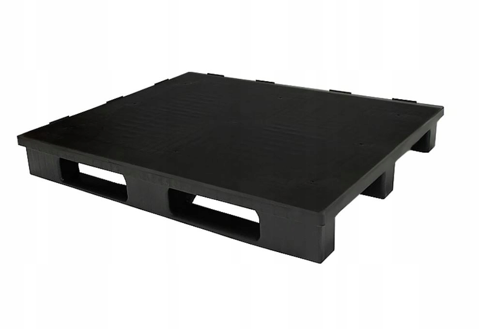 Paleta plastikowa PRZEMYSŁOWA 120x100 pełna czarna - 11078187117 ...