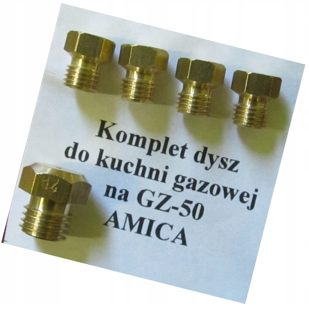 DYSZE GAZ ZIEMNY GZ-50 KUCHENKI AMICA 4+1piekarnik - 7313552068 - oficjalne archiwum Allegro