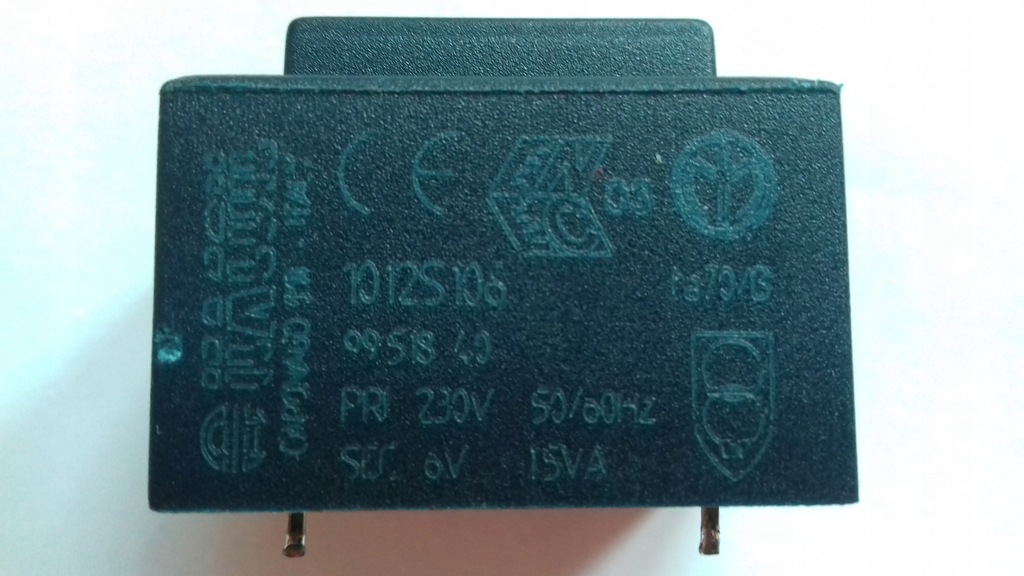 Transformator 230V - 6V 1,5VA - 12559173476 - oficjalne archiwum Allegro