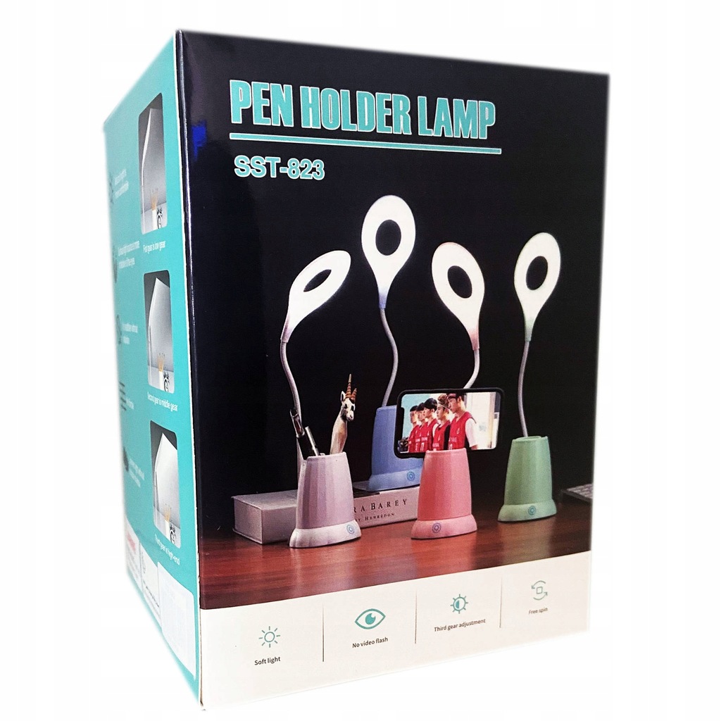 LAMPKA BIURKOWA Z POJEMNIKIEM LED USB DLA DZIECI - 12565747165 - oficjalne archiwum Allegro