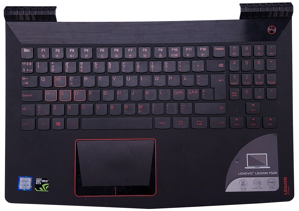 PALMREST KLAWIATURA Lenovo Legion Y520-15IKB - 12598862406 - oficjalne archiwum Allegro