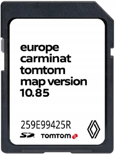 Mapa karta SD RENAULT TOMTOM CARMINAT V10.85 2022r - 13054876352 ...