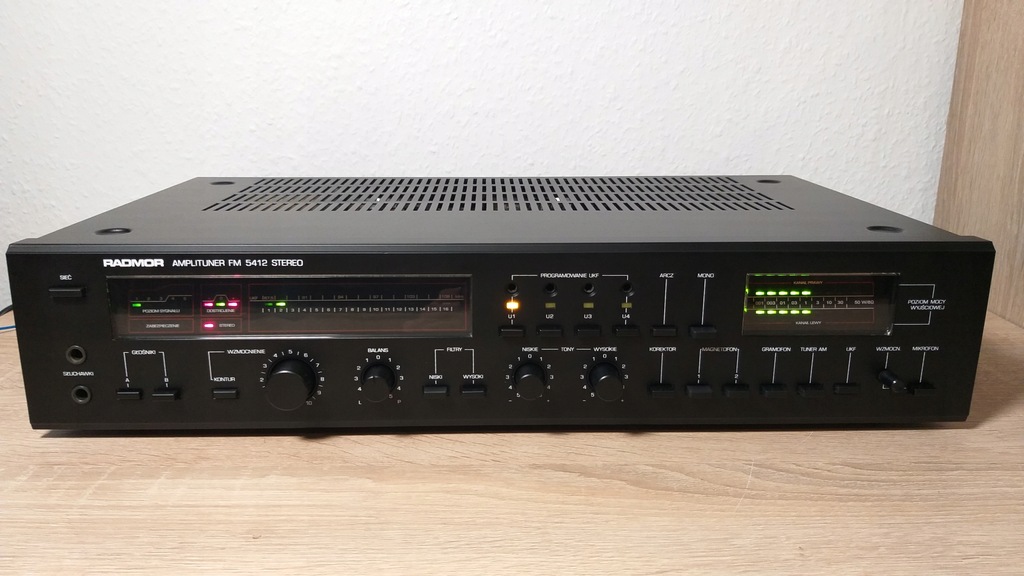 Radmor amplituner FM 5412 czarny - 12608164270 - oficjalne archiwum Allegro