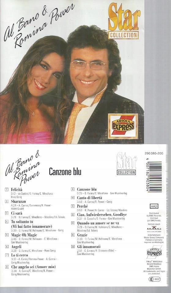 Al BANO Romina POWER - star collection 1991._CD - 13096033852 ...