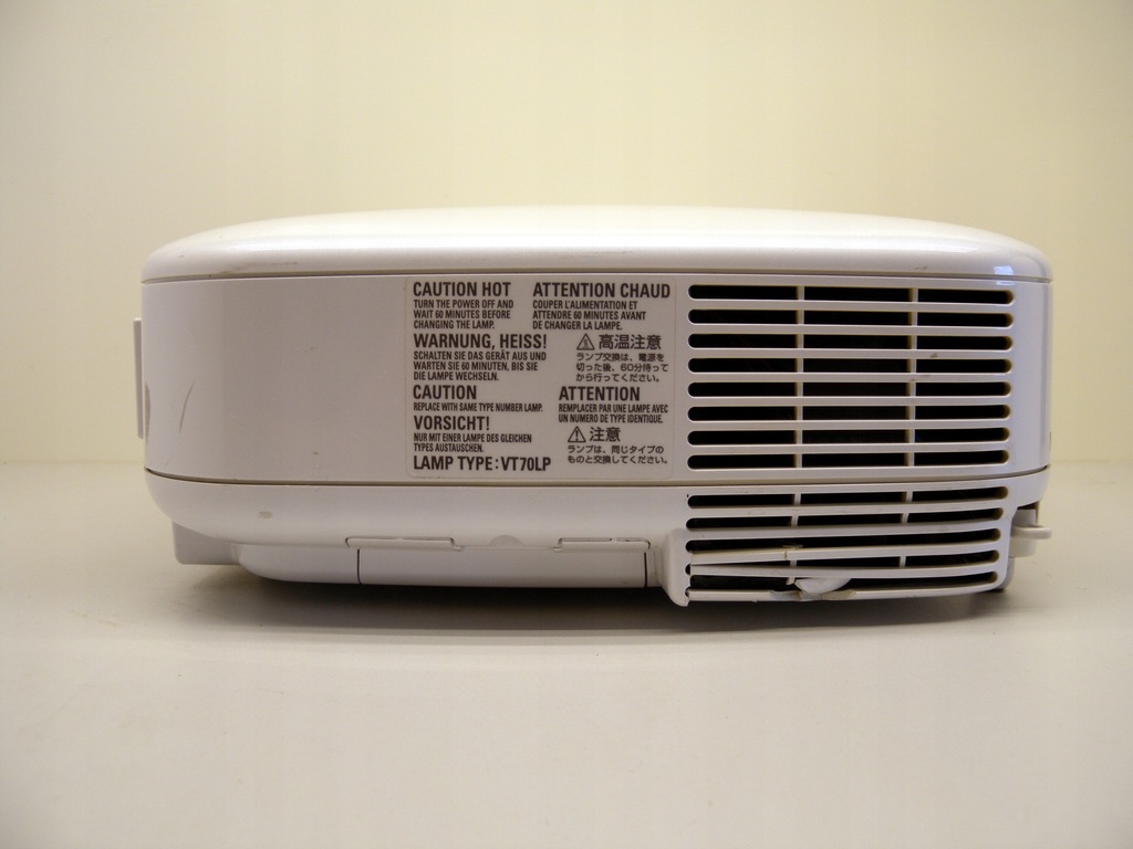 PROJEKTOR RZUTNIK MULTIMEDIALNY NEC VT47 +KABLE - 8455671417 ...