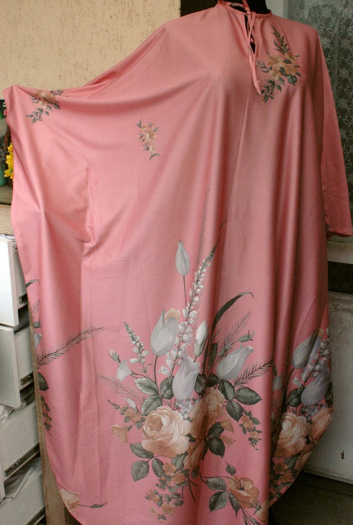 WILROSE sliczna dluga sukienka,kwiaty r 50-60 - 13606553350 - oficjalne ...