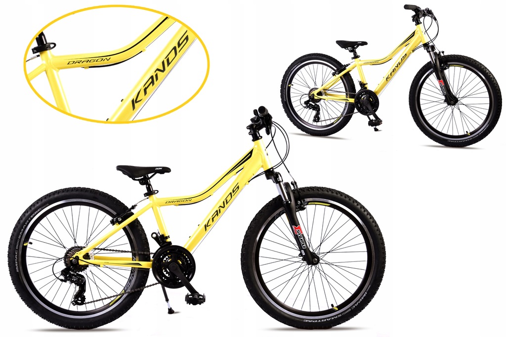 ROWER MTB JR 24 KANDS DRAGON seledynowy 2022 - 12064891796 - oficjalne ...