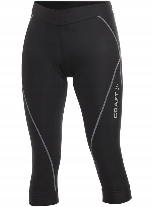 CRAFT damskie spodnie rowerowe z wkładką 3/4 spodenki legginsy XL ...
