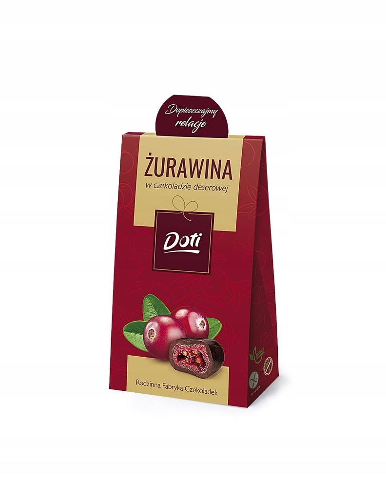 DOTI ŻURAWINA W CZEKOLADZIE bez glutenu 50g - 14759050402 - oficjalne ...