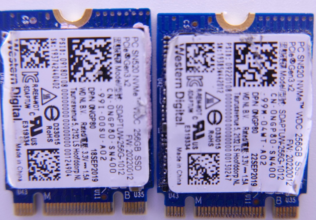 Dysk SSD Western Digital SN520 256GB M.2 PCIe 2230 - 12872069275 - oficjalne archiwum Allegro