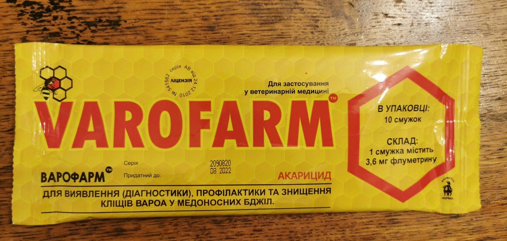 WAROFARM paski warroza pszczoły - 14077871659 - oficjalne archiwum Allegro