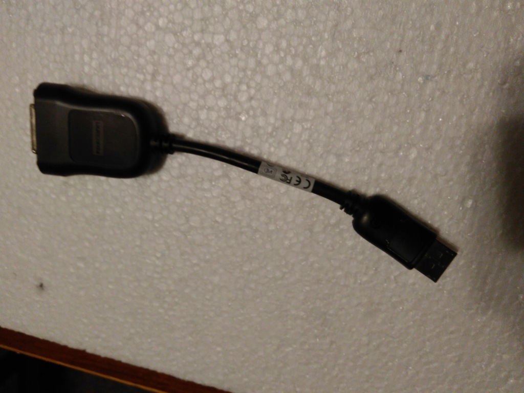 Przejściówka Foxconn DisplayPort na DVI - 8691965963 - oficjalne ...