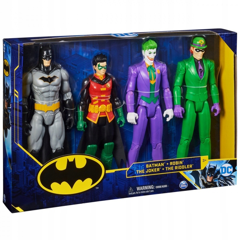 Zestaw figurek BATMAN ROBIN JOKER Gotham City - 12854870958 - oficjalne ...