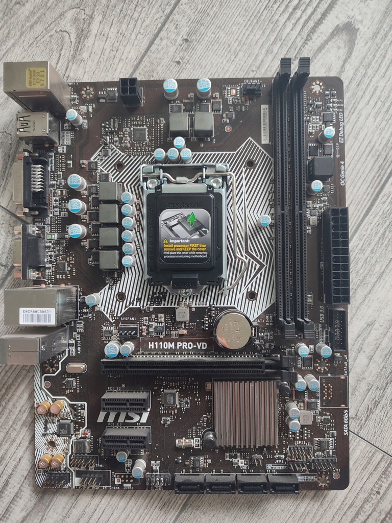 Płyta główna MSI H110M PRO-VD Micro ATX - 12532923713 - oficjalne archiwum Allegro