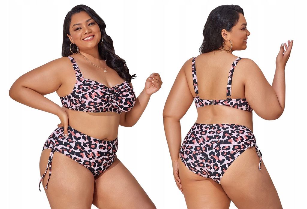STRÓJ KĄPIELOWY WYSZCZUPLAJĄCY PLUS SIZE L-4XL - 12361028144 - oficjalne archiwum Allegro