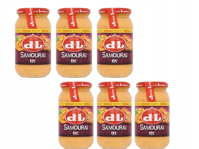 SOS BELGIJSKI SAMOURAI D&L ZESTAW 6 x 300 ml - 13585180211 - oficjalne ...