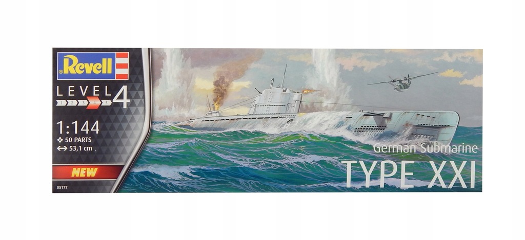 A9898 Model do sklejania łódź podwodna Revell Type - 12814437171 ...