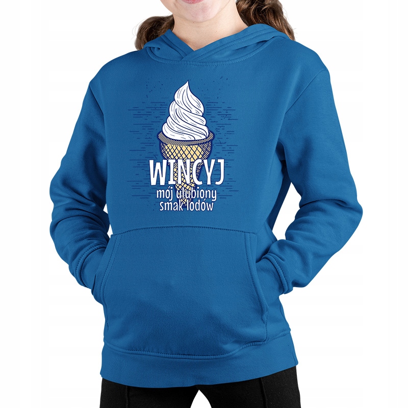 bluza z kapturem wincyj lodów smak lód w rożku dzień kobiet i dziewczyn ...