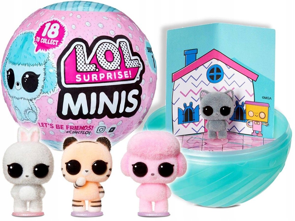 LOL SURPRISE MINIS FUZZY ANIMALS TINY TOYS MINI - 11265753879 ...