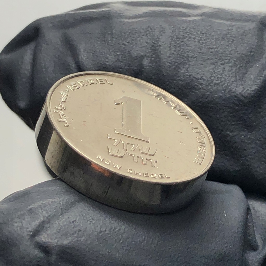 48343. Izrael, 1 nowy szekel 1989 r, PIEDFORT , 8,36g - 14772223430 - oficjalne archiwum Allegro