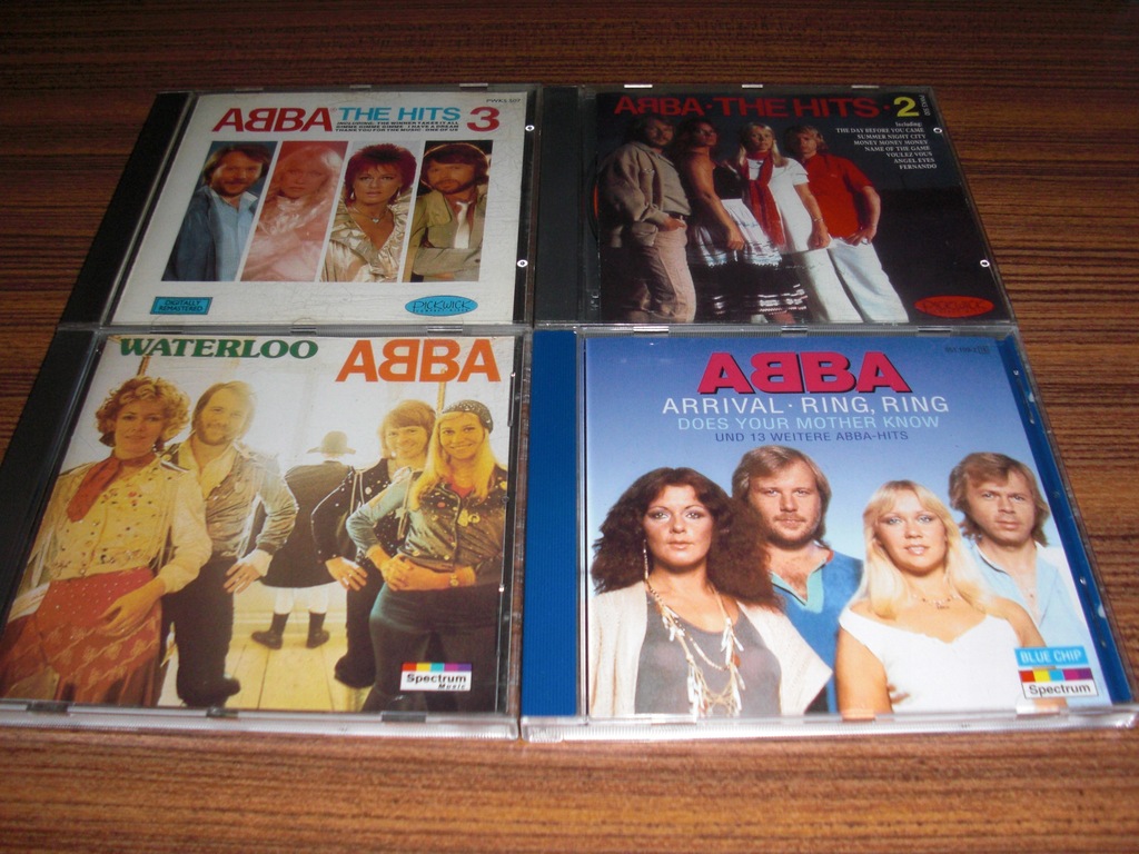 ABBA - ZESTAW 4 CD Arrival Waterloo hits - 13049601991 - oficjalne ...