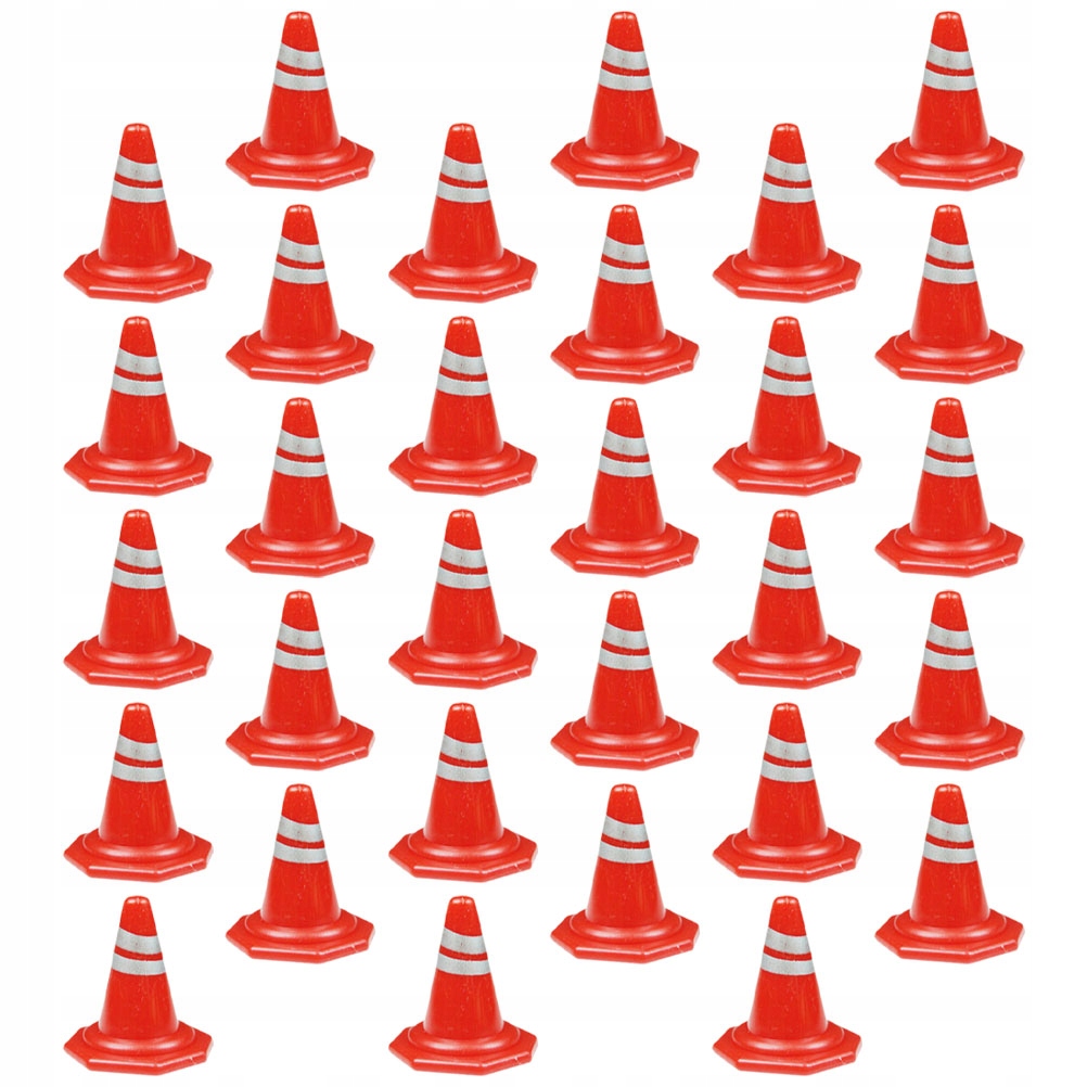 Mini Stop Signs Road Cones Traffic Scene Toys 50 - 14861808707 ...