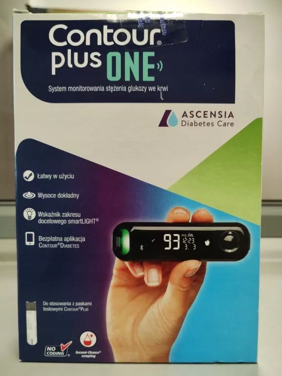 GLUKOMETR CONTOUR PLUS ONE - 13518706246 - oficjalne archiwum Allegro